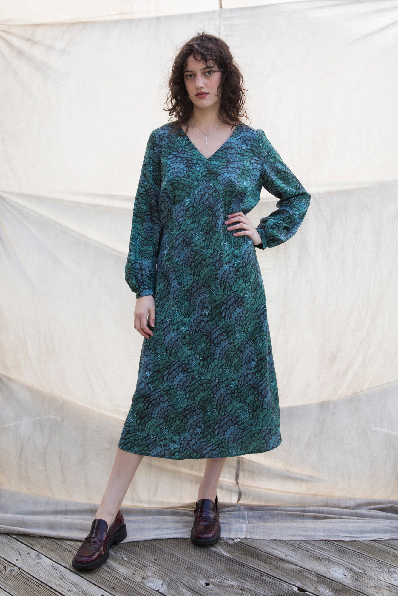 Feather Camille Dress – Tanya Carlson
